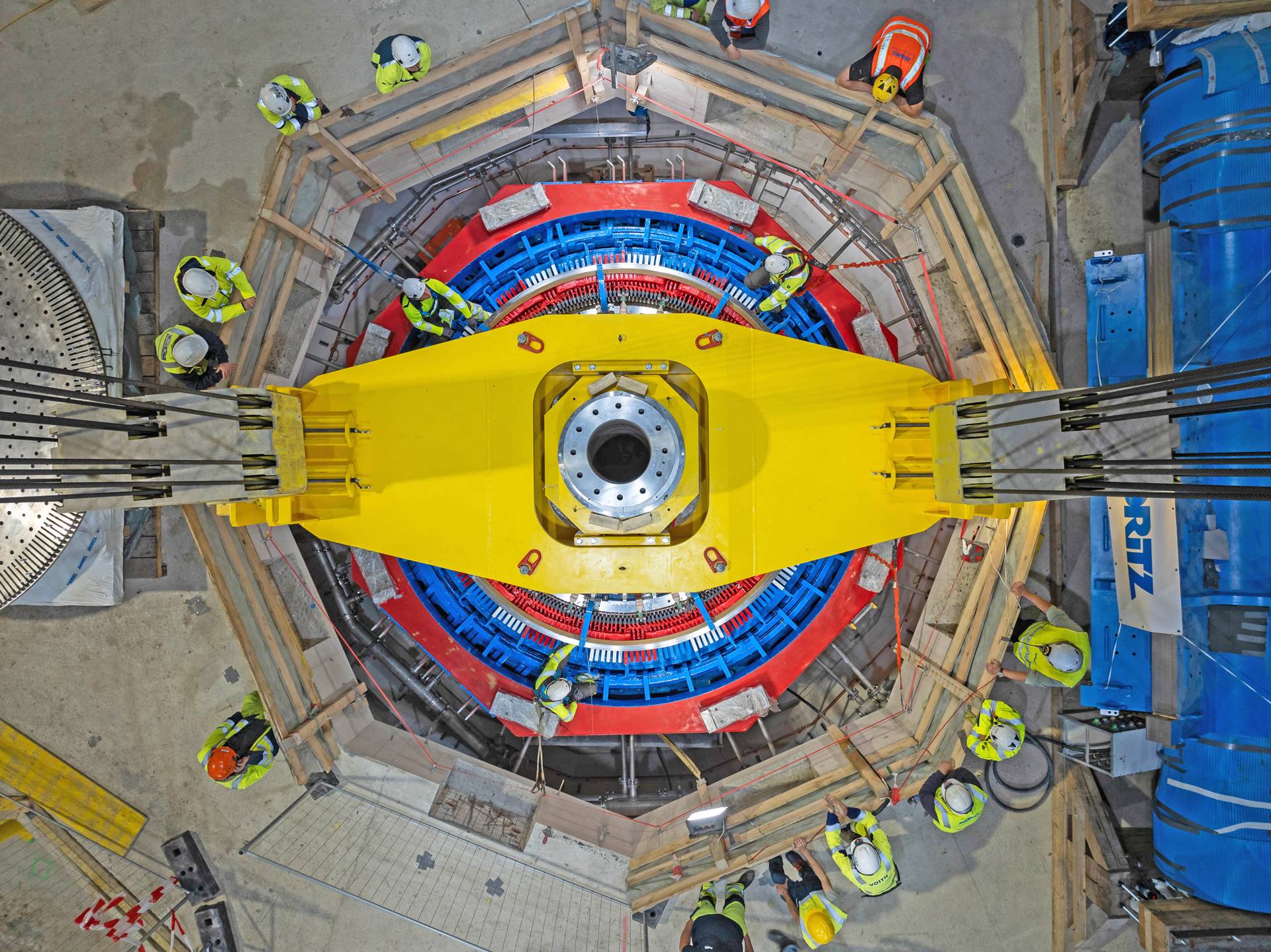 Pumpspeicherkraftwerk Limberg 3: 355 Tonnen Rotor erfolgreich ...